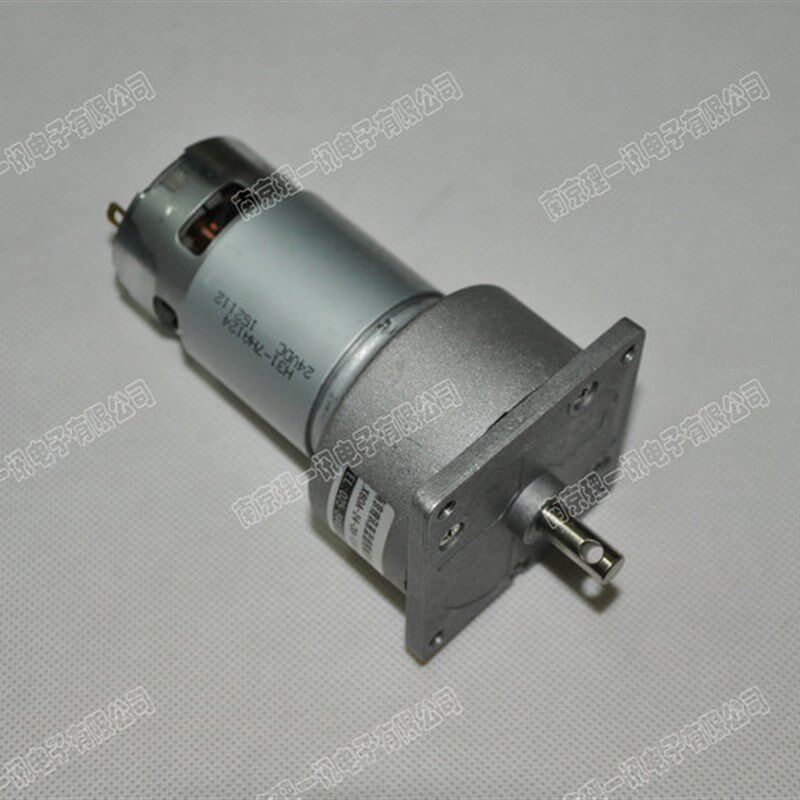 LX60A DC12V/24V 100转 60mm直流齿轮减速电机 大功率775电机马达