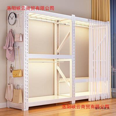 钢制衣架蝴蝶孔架组帽衣货柜家合用开放式简易衣架落AEJ地铁艺收
