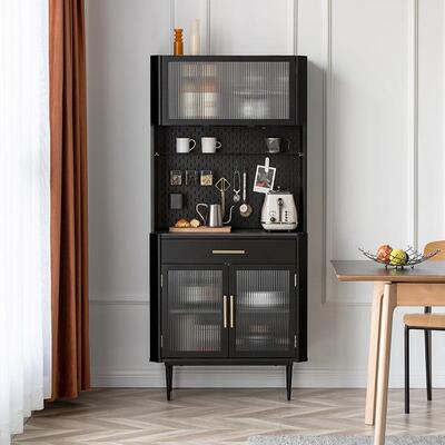 现代简约餐柜轻奢茶柜水柜酒柜橱客厅家FMI用厅碗柜厨客房储物边