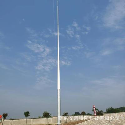 10米航管楼防雷工程玻航璃钢避雷针可配障灯高透波防空干99165碍