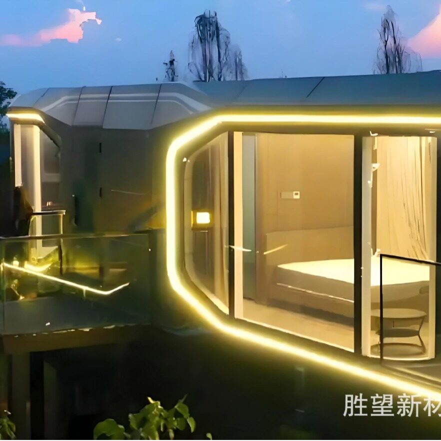 太空舱厂家移动房户外酒店景区民宿阳光房苹果舱创意网红星空房