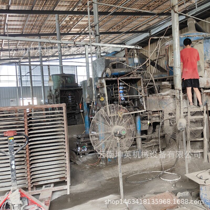 专业定制PLC自动控制 水磨石砖成型机 庭院地砖 路沿石生产设备