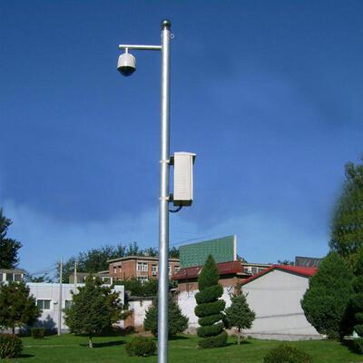 路通公园小区阳能VPP监控道摄像头监控杆太安防工程户外交监控安