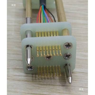 探针测测试架PCB烧试录测试下载VNN探针板