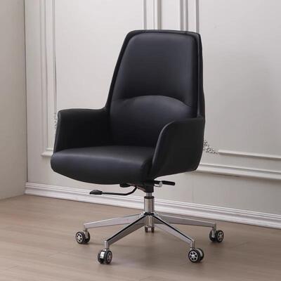 办公椅舒适久椅坐脑椅会议椅家板用椅子商务电皮质会议室00897转