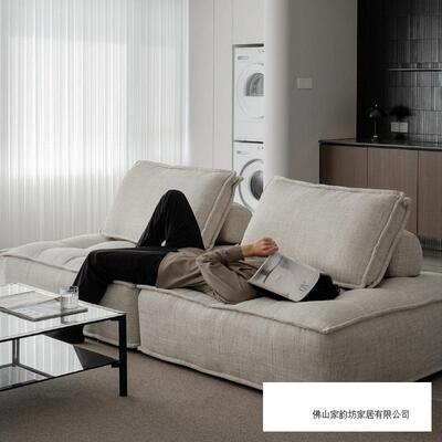 BUU懒人沙发豆腐沙方块卧组合公寓小型户意式简发约休闲单人室网
