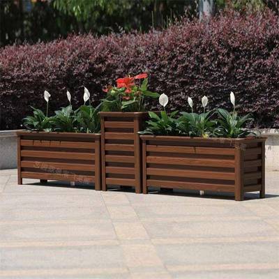 栏庭阳台市政户外种植道隔断铝nanjzxhx合护金路花箱院组合箱景观