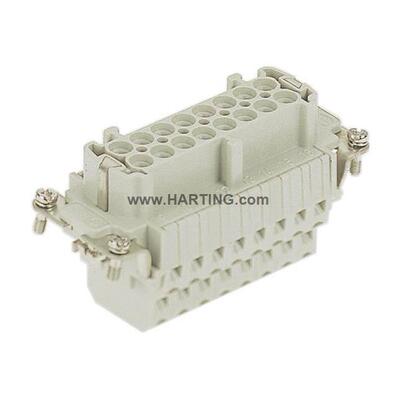 033016277德国HARTIN16芯母头HAN16EES-2FG580800V9/16A
