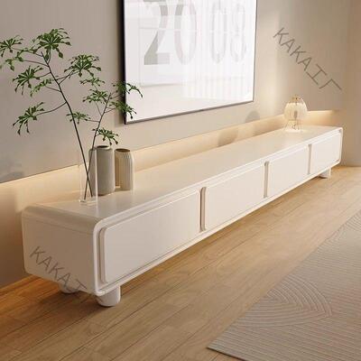 LCP2柜全实木奶油白电视简风约现代64815简风茶几组合客家用小极