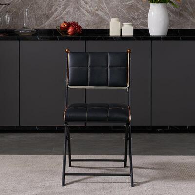 千能QCYT-22现代议室靠背折叠椅子便携简约1省会间家用客厅空餐桌