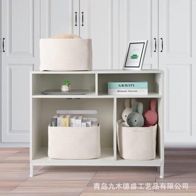 热销洗衣篮棉衣收纳篮JM0923长方形脏衣篮三套服玩具手件提收纳绳