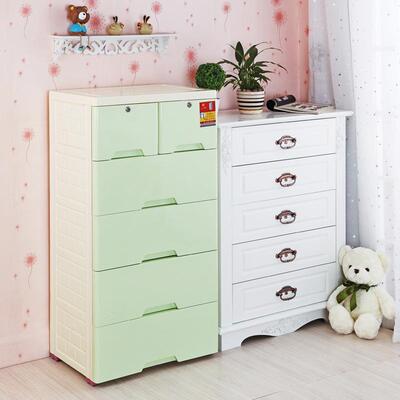 66收纳柜儿童衣服A6625整柜纯色抽宽屉式储物柜ABS面塑料大号理欧