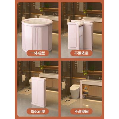 泡桶澡沐桶折叠浴缸大人浴桶家用全身澡桶儿童洗澡盆洗ALph2FC3浴