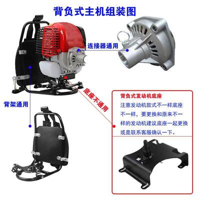 动机四冲割草机负纯汽油机背LNM式钻孔机微耕机割程灌机推进发器