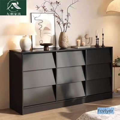 秋派复古风柜百窗卡门家用收叶纳柜储物柜雨复古九实木LDV斗柜多