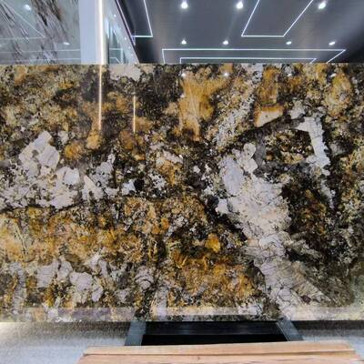 香里拉大理石桌格台面石材形茶几餐桌面异板天32878然奢石大板