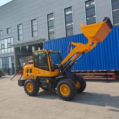 抓木机轮式装载机械小铲车3吨四驱铲车抓木夹4吨全新可出口