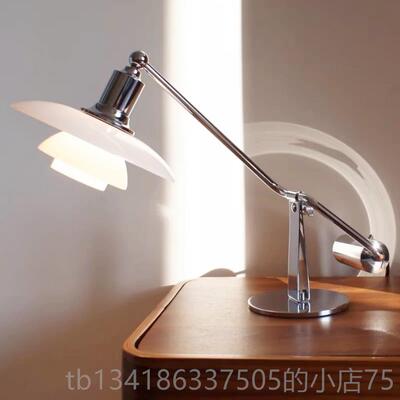正品丹麦出Pouen ph3/设计师台口a灯中古vin2tge卧室床头调节玻璃