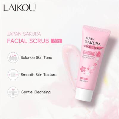80g Hydrating Facial Scrub 补水保湿清洁毛孔脸部磨砂膏