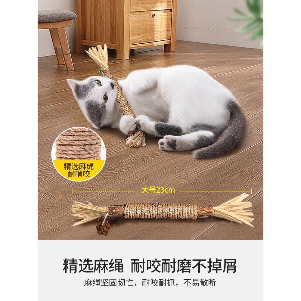 【日本专研】木天蓼猫咪磨牙棒逗猫棒猫咪专用磨牙玩具猫薄荷猫咪