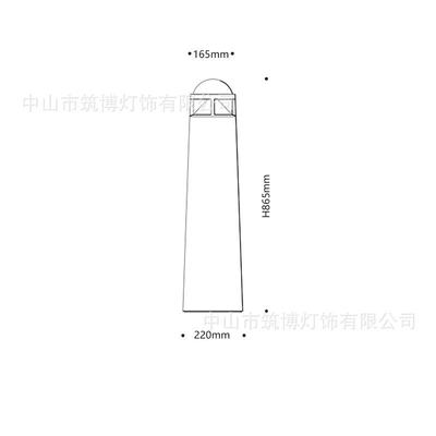 ld草坪灯户外落花地灯防水e圆形小别FWX区草地灯铝庭院灯墅园地灯