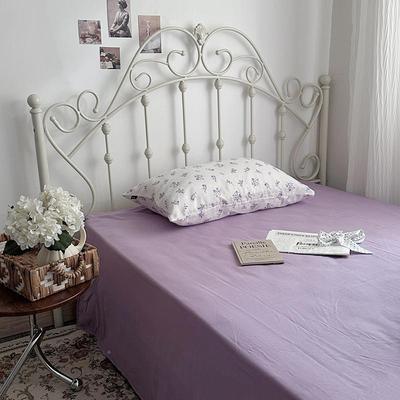 1单品全.棉双层纱纯色床单纯棉米纱布youke单件床笠.5m18床罩