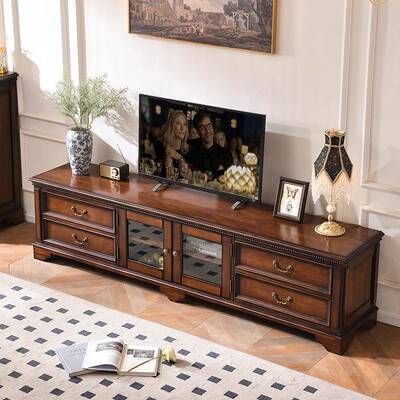 高档别墅客雕厅家具组合欧THA55#式影视柜多物功能储柜美花式复古