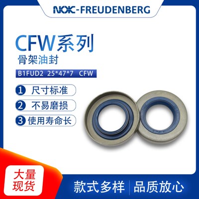 德国CFW原装B1FUD2尺寸25*47*7骨架油封密封件耐油耐磨现货