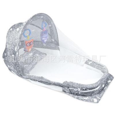 版婴儿加长便携携功式分隔床多能宝宝玩具床中床可折叠旅行IFH带