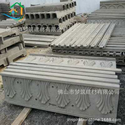 广东厂家直供GFRC工程构件 GRC雕花罗马柱 耐候抗压户外装饰