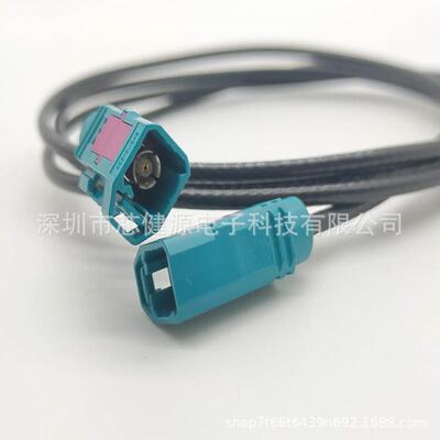 SMB-接C-K.汽车射频连器EKY双FAK母A线通用直头DacarRGR线