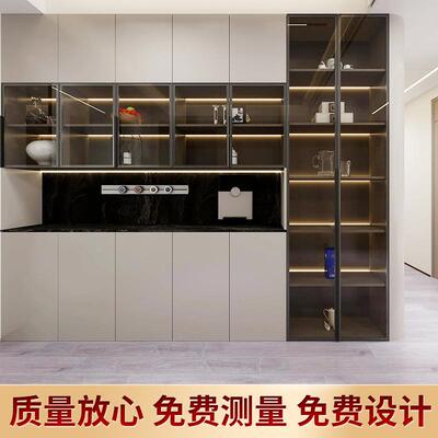 轻制家纳用卧室现代简约木奢衣柜平开储物收JWH大衣橱全屋定制厂