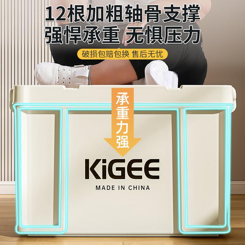收纳大容量衣箱服整DF-5255玩具理箱家加厚衣物杂物车载搬用家储