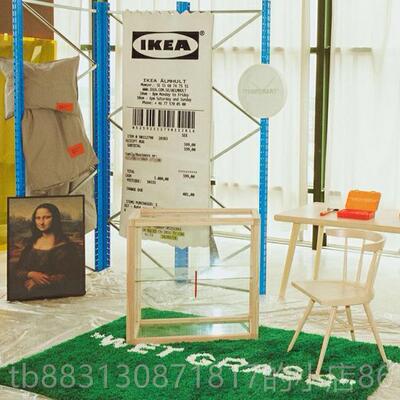 正品家潮牌谊x Virgil小 Abloh联名收玛克据票地毯地垫网红