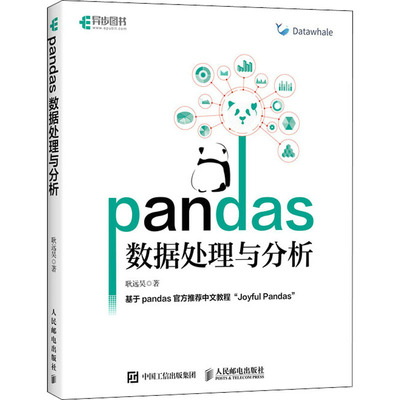 正版新书 pandas数据处理与分析 耿远昊 人民邮电出版社