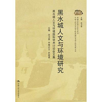 正版新书 黑水城人文与环境研究/黑水城人文与环境国际学术讨会集 9787300079561 中国人民大学出版社