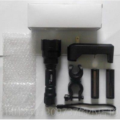 高档18电65手0可充电C8Q5T6L2Led五速明亮筒家水用户外远程防手电