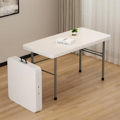 可折叠便CD#37765形携式简易家用餐桌户外市摆摊长方吃饭桌轻便桌