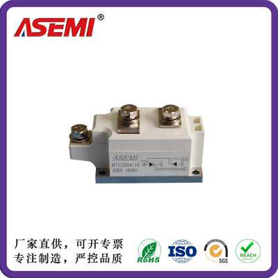 MTC200-16 ASEMI首芯 三相整流模块 电机
