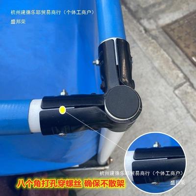 暂养殖水箱帆布鱼池加厚带支架乌龟锦鲤养鱼池防水布家用阳台楼