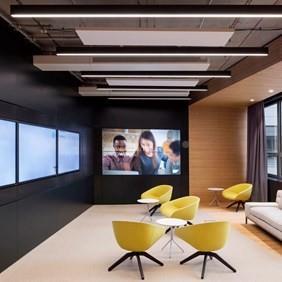 生产办室灯具办吊灯公线条灯75高*70MM宽公LED办公灯ILED7570条形