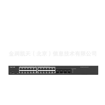 锐捷R-NBS310024GT4SFP企级24口全千G业兆-二层网管型VFP4光口交