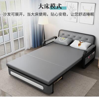 可叠.用单人沙发床小户折型CVZ米两网红猫抓布简易阳台双人沙发床