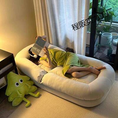 人类狗窝懒折人沙可躺可HDD人睡双人发榻榻米叠阳台卧室单沙发床