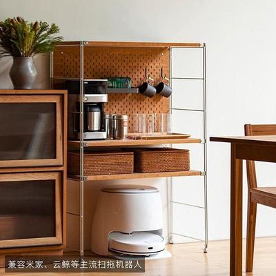 日式厅物客收纳架落地多功能置储物家用展JIC示书架扫架地机器人