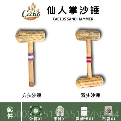 正品仙人沙锤 进掌口仙 人掌乐器摇手乐器 自然音乐打击伴奏