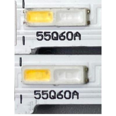 条*55寸侧式灯条Q28697E55Q74AAT55Q60A66灯6022入mm双色灯珠