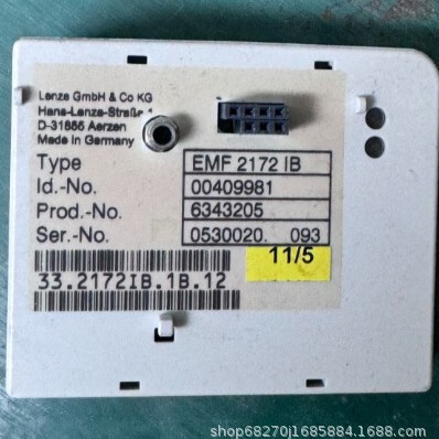 伦茨2172IBEMF2172IBInterBus-S通讯模块适用LECOMA/BRS485