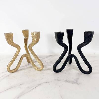 现代简约创装意铝制烛样板房售楼处桌面桌茶几电视餐柜6217软台饰