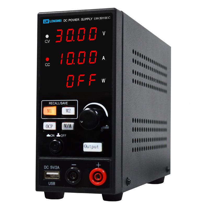 龙威程控直流稳稳压流恒流电源可程30V10编A记忆数化控老LW-302EC